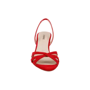 L'Agence Colwill Slingback Sandal - Red Suede