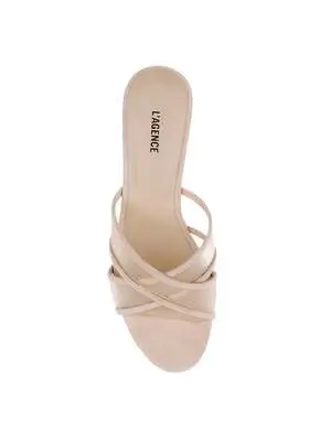 L'Agence Padua Mesh Sandal - Chai Mesh