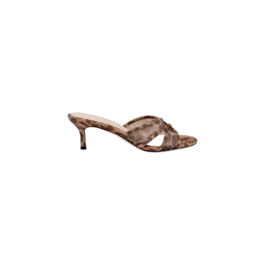 L'Agence Padua Mesh Sandal - Leopard Mesh