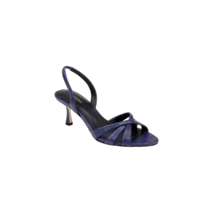 L'Agence Colwill Slingback Sandal - Midnight Croco