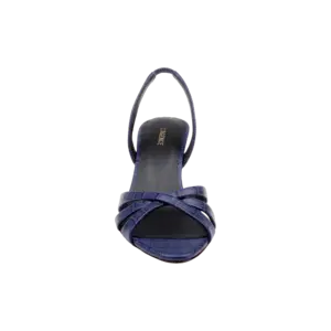 L'Agence Colwill Slingback Sandal - Midnight Croco