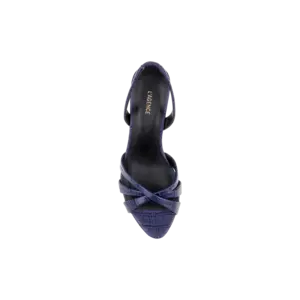 L'Agence Colwill Slingback Sandal - Midnight Croco