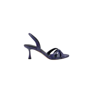 L'Agence Colwill Slingback Sandal - Midnight Croco