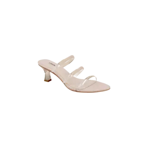 L'Agence Ludovica Kitten-heel Sandal - Chai Leather