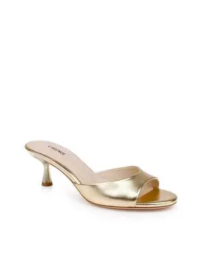 L'Agence Arleen Kitten-heel Mule