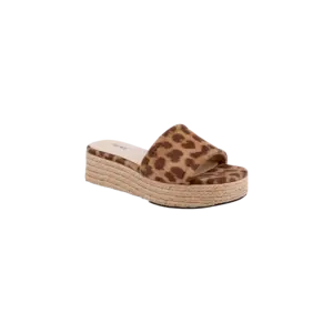 L'Agence Ramani Leopard Print Espadrille - Leopard Suede
