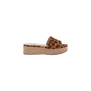 L'Agence Ramani Leopard Print Espadrille - Leopard Suede