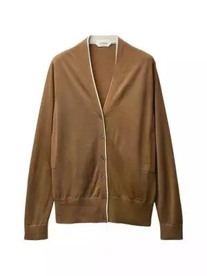 Versace Long-sleeved V-neck Cardigan