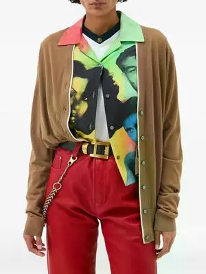 Versace Long-sleeved V-neck Cardigan