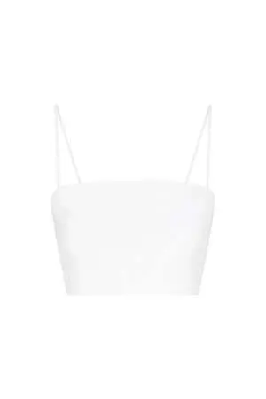 Gabriela Hearst Nadir Top In Sea Island Cotton - White