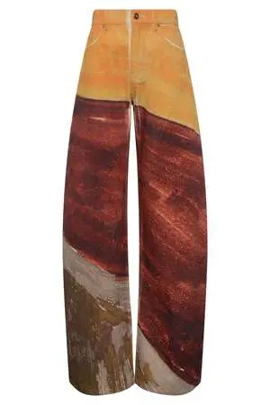Gabriela Hearst Amoret Barrel-leg Jean - Multicolor