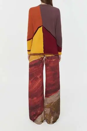 Gabriela Hearst Amoret Barrel-leg Jean - Multicolor
