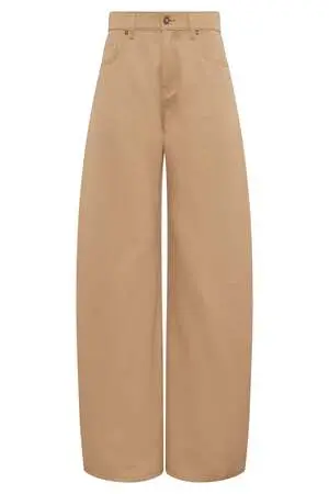 Gabriela Hearst Amoret Barrel-leg Jean - Camel