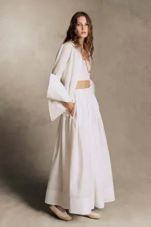 Gabriela Hearst Shiva Maxi Skirt In Sea Island Cotton
