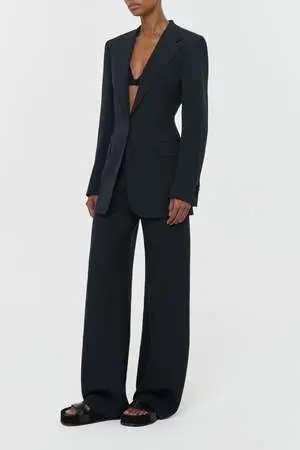Gabriela Hearst Orren Blazer In Silk Wool Cady