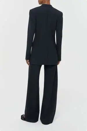 Gabriela Hearst Orren Blazer In Silk Wool Cady