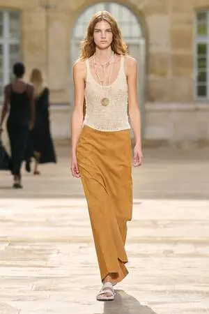 Gabriela Hearst Talor Raw Cut Maxi Skirt