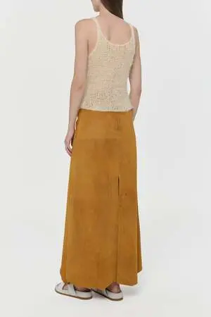 Gabriela Hearst Talor Raw Cut Maxi Skirt
