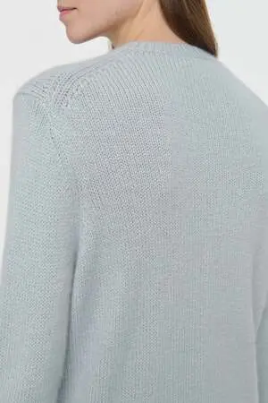 Gabriela Hearst Titus Cashmere Sweater - Light Blue
