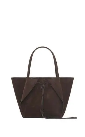 Gabriela Hearst Marija Suede Tote Bag - Chocolate