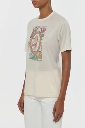 Gabriela Hearst Sayara Printed Cashmere T-shirt