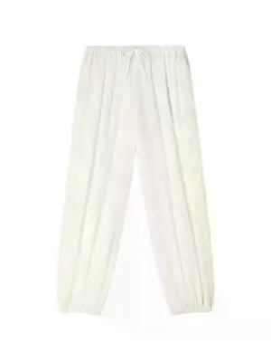 Sandro Crinkled Lace Insert Balloon Pants