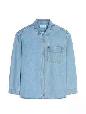 Dries Van Noten Zipped Shirt - Blue