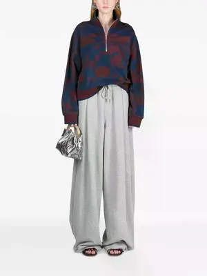 Dries Van Noten Printed Zipped Sweatshirt