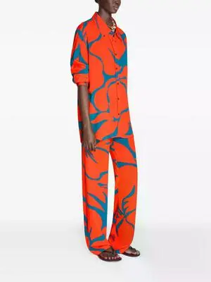 Dries Van Noten Floral-print Trousers
