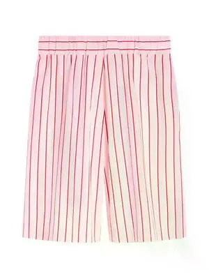 Dries Van Noten Striped Cotton Shorts - Pink