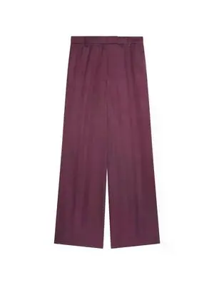 Dries Van Noten Wide-leg Trousers - Purple