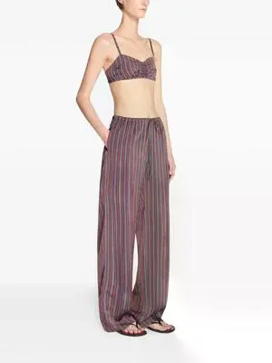 Dries Van Noten Elasticated Striped Trousers