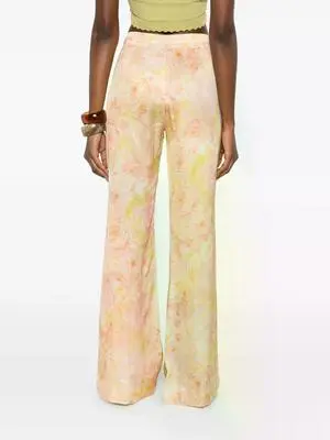 Sandro Floral-pattern Trousers