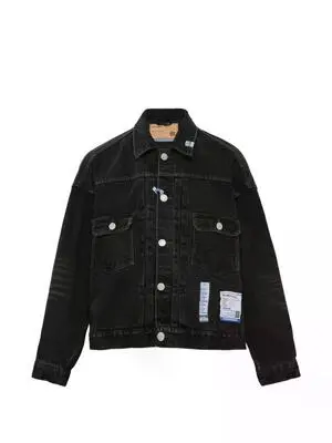 Mihara Yasuhiro Long-sleeve Denim Jacket - Black