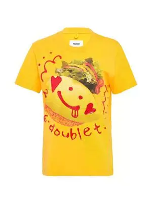 DOUBLET Ketchup Message Omurice T-shirt