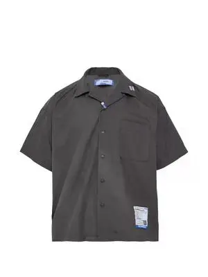 Mihara Yasuhiro Short-sleeve Oxford Shirt - Grey
