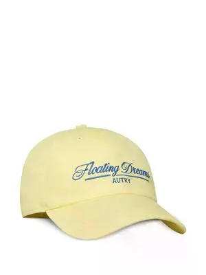 AUTRY Embroidered Baseball Cap - Yellow