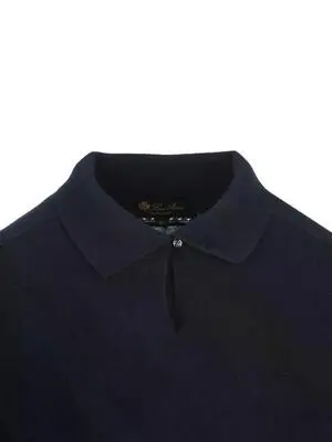 Loro Piana Collared Polo Top