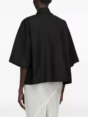 Rick Owens Pocketed Short-sleeves Shirt - Black