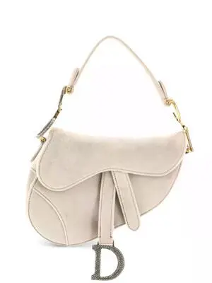 Dior Saddle Mini Shoulder Bag - Grey