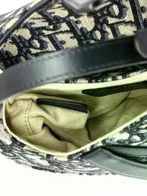 Dior Saddle Handbag Oblique Canvas Mini Shoulder Bag