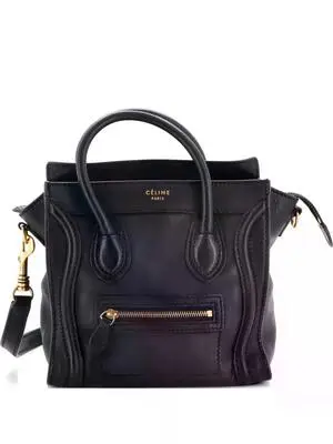 Celine Luggage Nano Crossbody Bag - Black