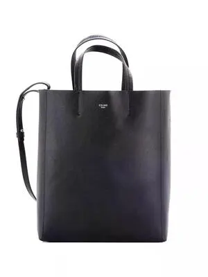 Celine Vertical Cabas Grained Calfskin Small Tote Bag