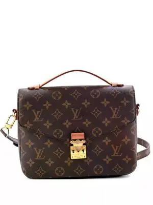 LOUIS VUITTON Pochette Metis Monogram Canvas Crossbody Bag - Brown
