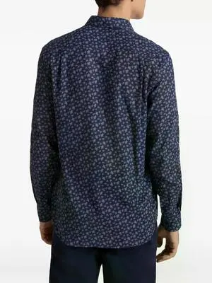 Vilebrequin Printed Cotton Shirt - Blue