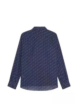 Vilebrequin Printed Cotton Shirt - Blue