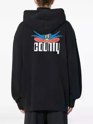 COUNTY OF MILAN Graphic Drawstring Hoodie