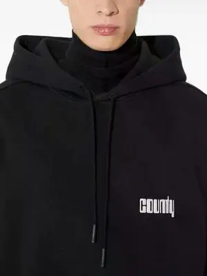COUNTY OF MILAN Graphic Drawstring Hoodie