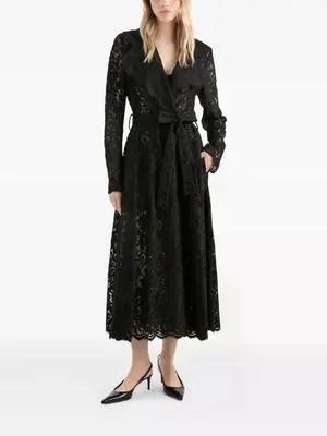 Dolce & Gabbana Lace Belted Coat