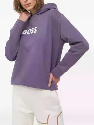 BOSS Logo Hooded Sweatshirt - Purple